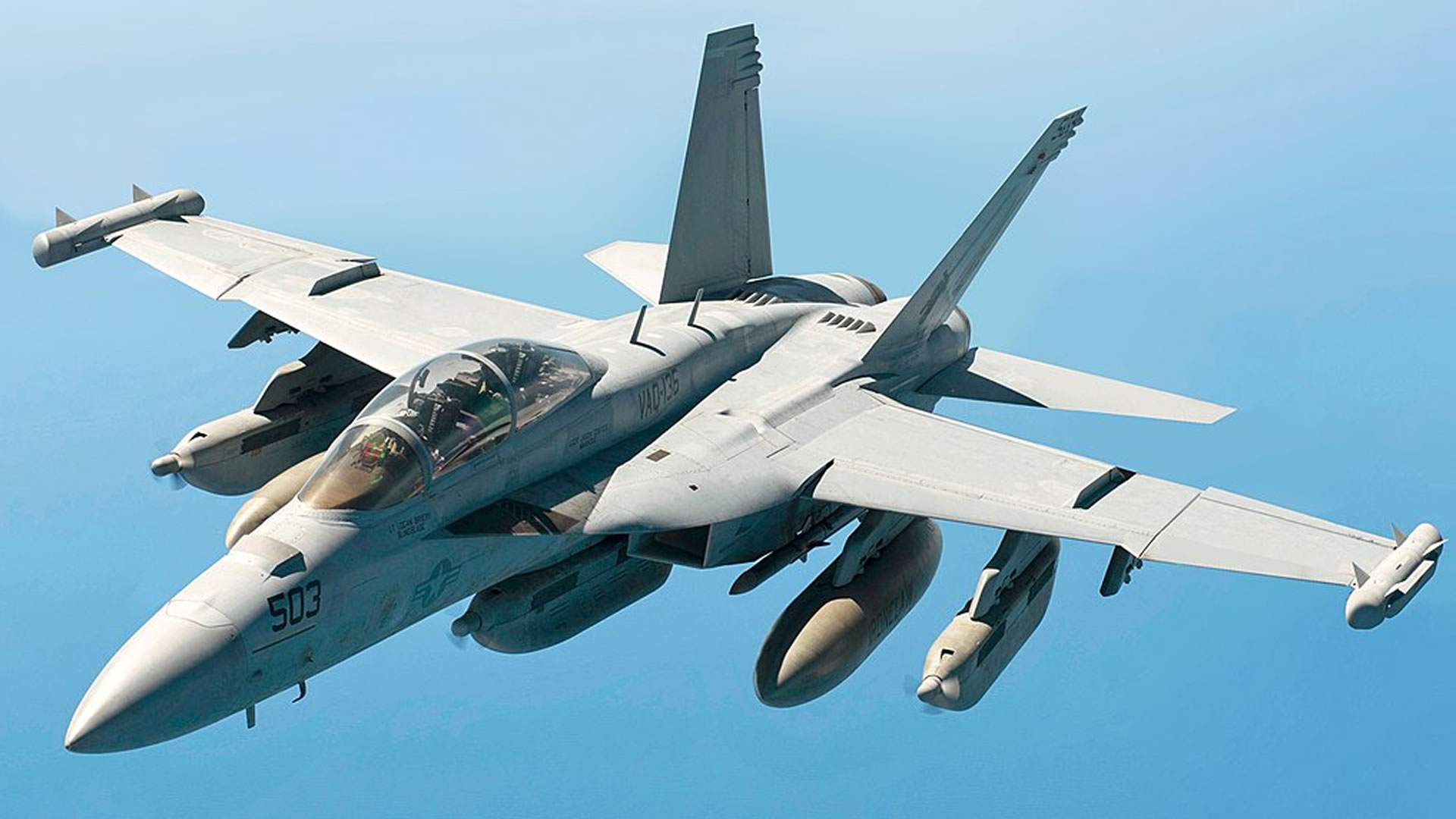 US Navy EA-18G Growler crashes into water near San Diego, all crew rescued