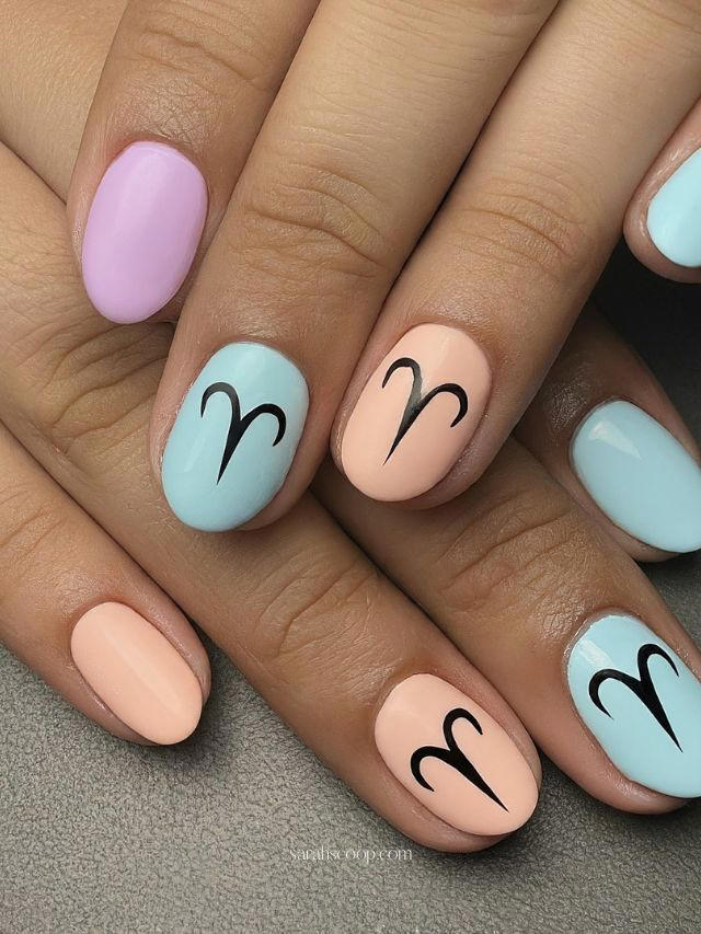 35+ Aries Nail Designs and Ideas