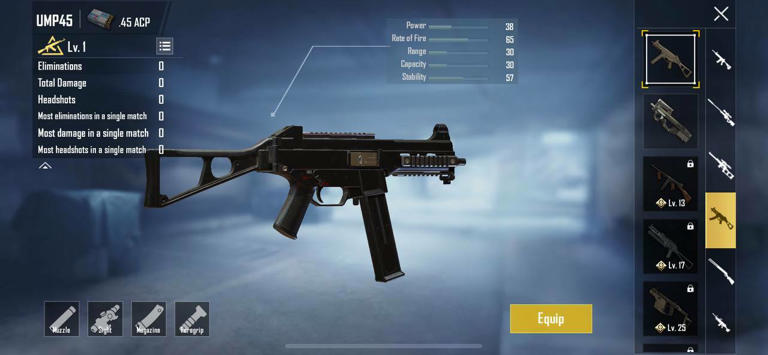 Best UMP45 Loadout for PUBG Mobile: Complete Attachment Setup