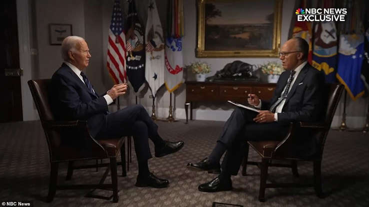 Biden snaps repeatedly at NBC's Lester Holt in sit-down Biden snaps repeatedly at NBC's Lester Holt in sit-down