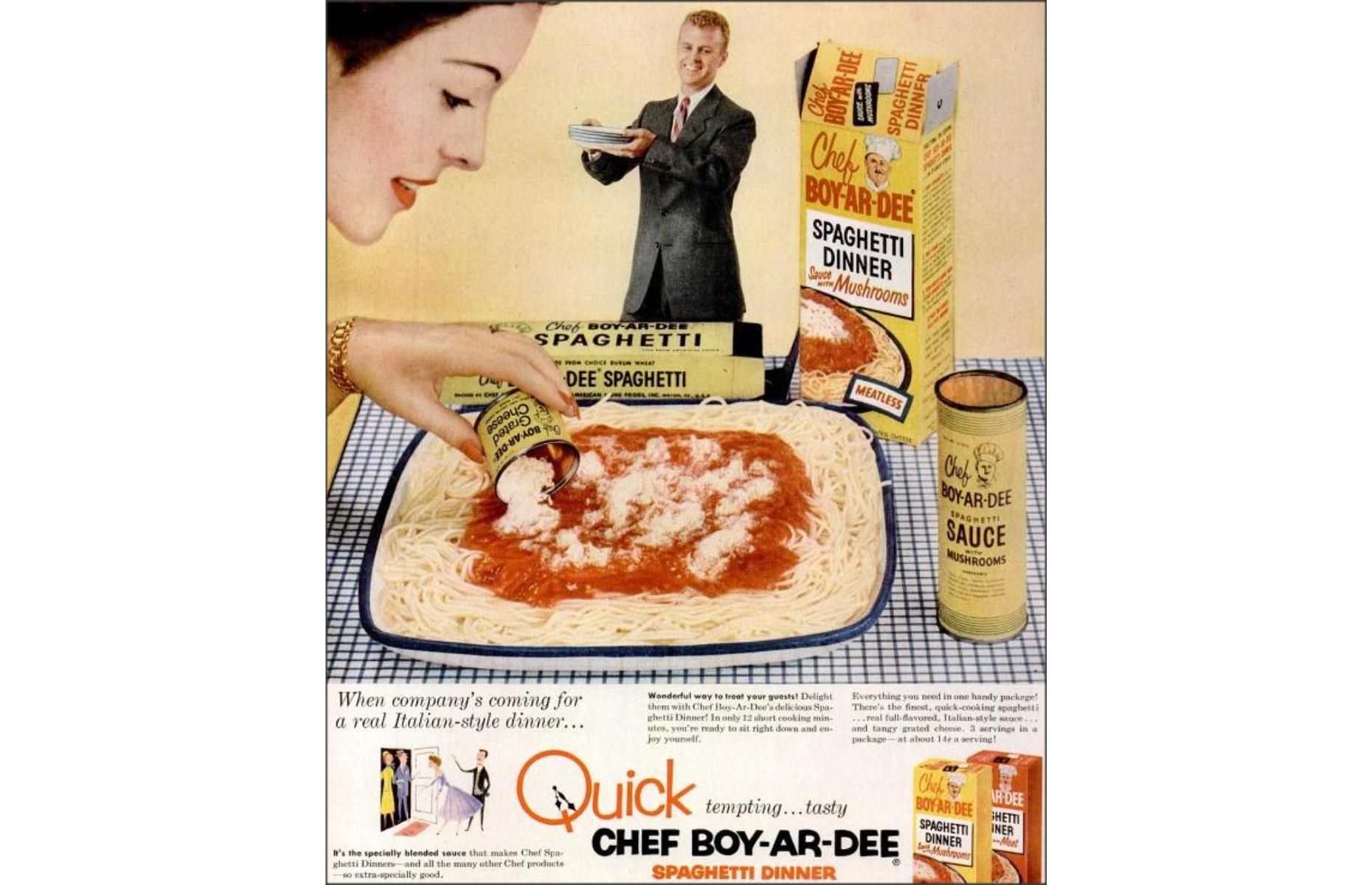Fifties foods Canadians adored