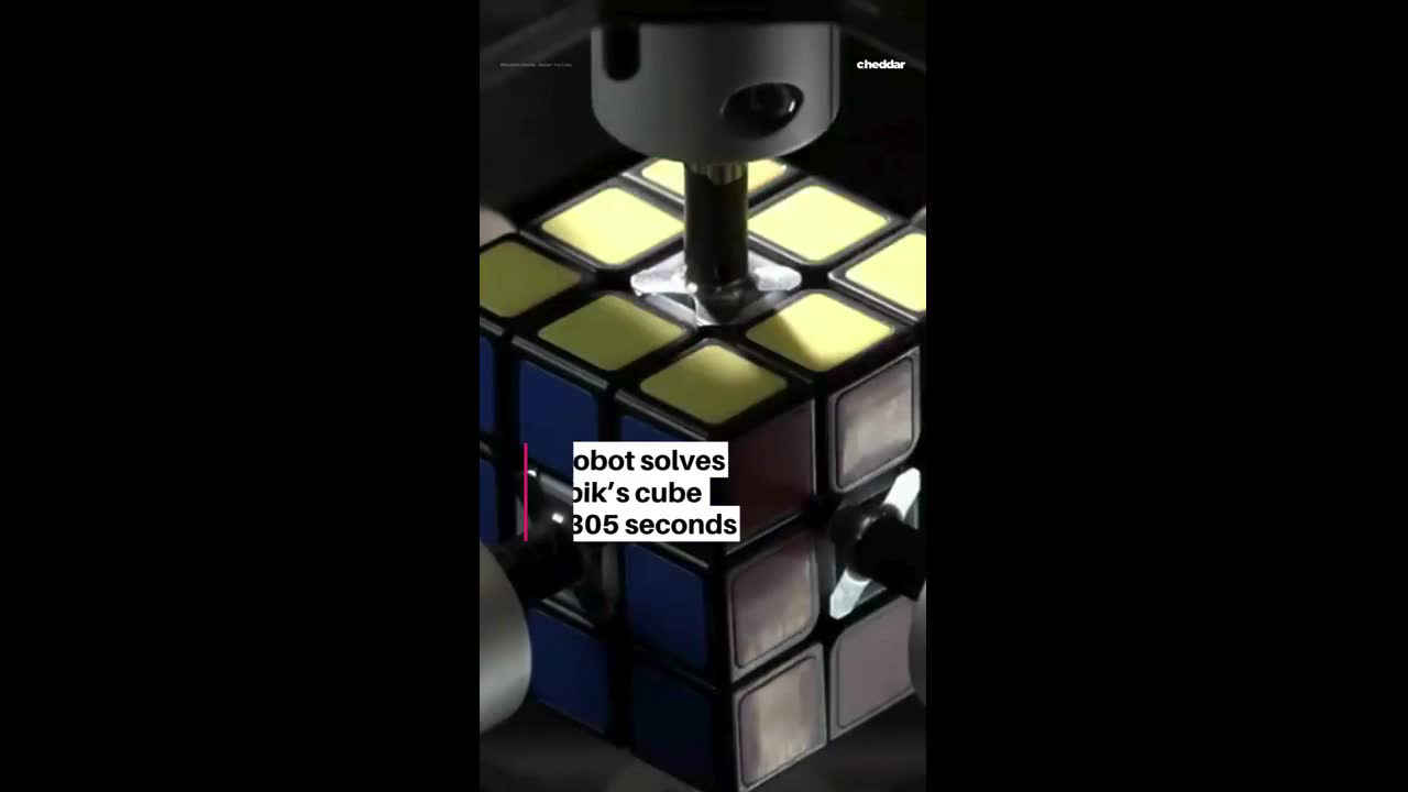 AI robot solves Rubik's cube in .305 seconds AI robot solves Rubik's cube in .305 seconds