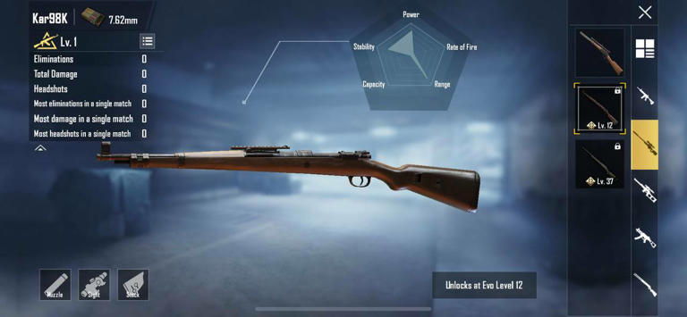 Best Kar98K Loadout in PUBG Mobile: Complete Attachment Setup