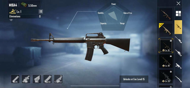 Best M16A4 Loadout for PUBG Mobile: Complete Attachment Setup