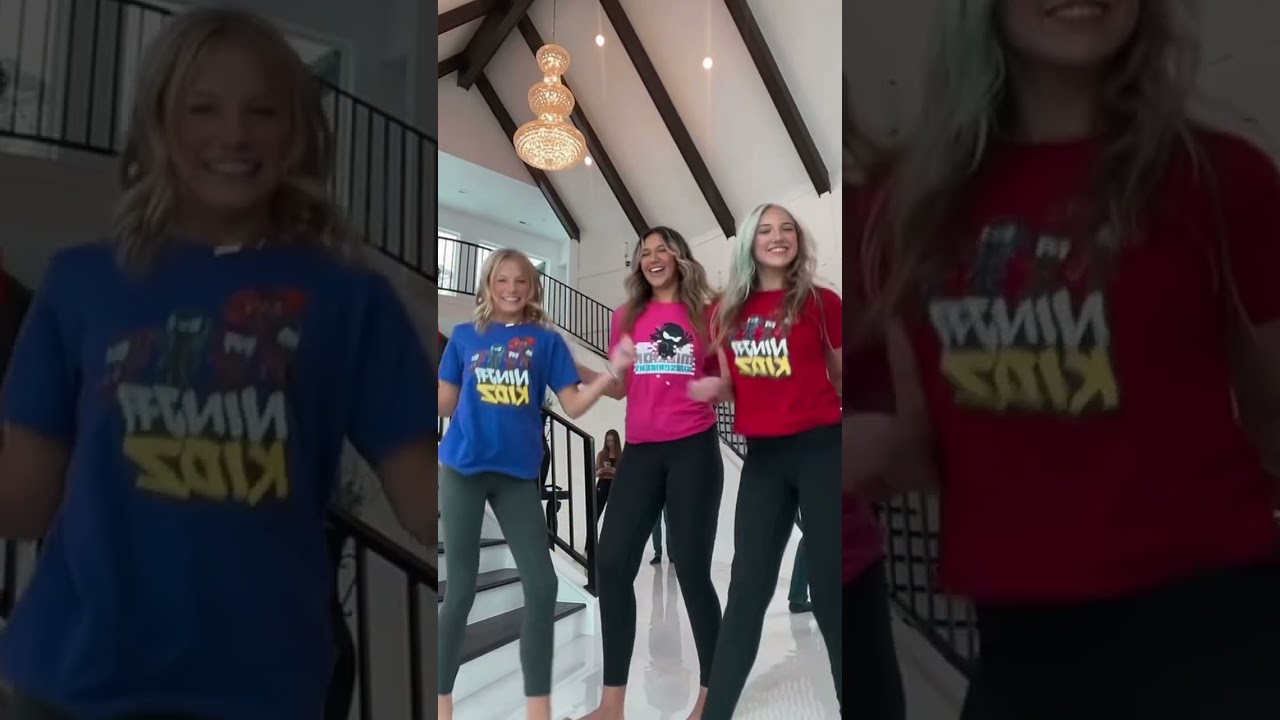 New Dance Trend Challenge With Ninja Fam Sisters!