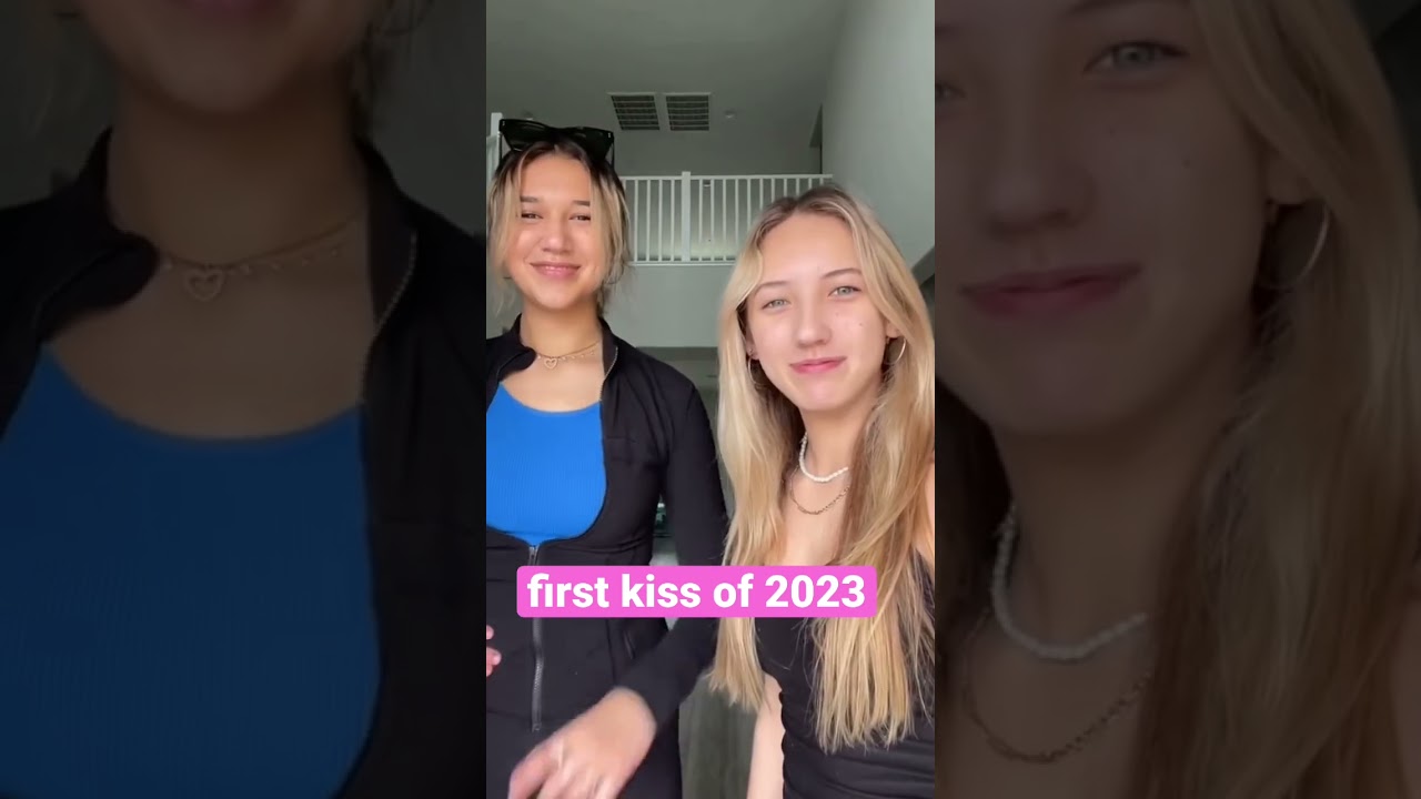 First Kiss of the Year – Watch This Sweet Moment