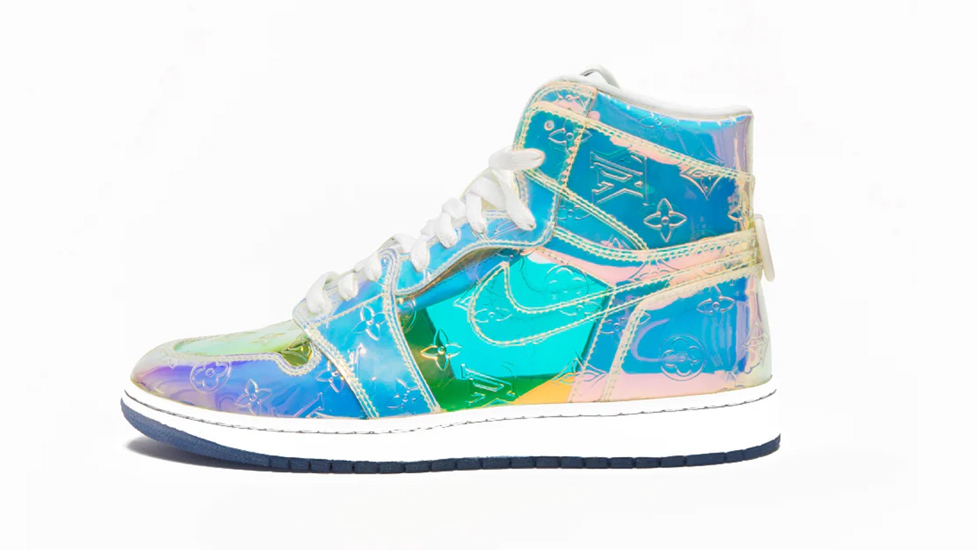 Louis Vuitton x Air Jordan 1 'Prism' is a designer grail with rainbow ...