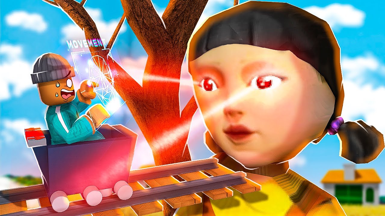 Cart ride into Squid Game: Roblox crossover fun