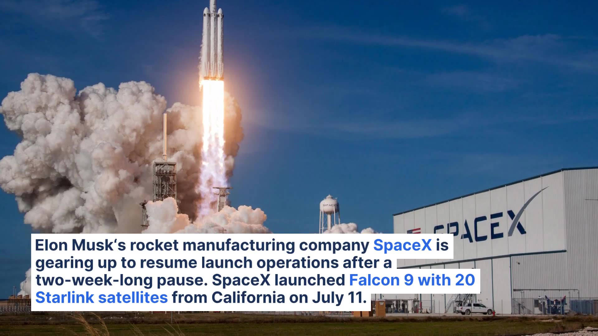 Elon Musk's SpaceX To Resume Launch Operations Two Weeks After Mishap ... Elon Musk's SpaceX To Resume Launch Operations Two Weeks After Mishap ...
