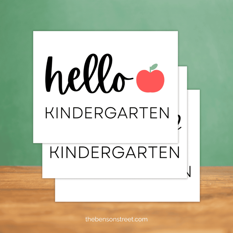 First Day of School Sign Ideas: FREE Printable Prop Signs