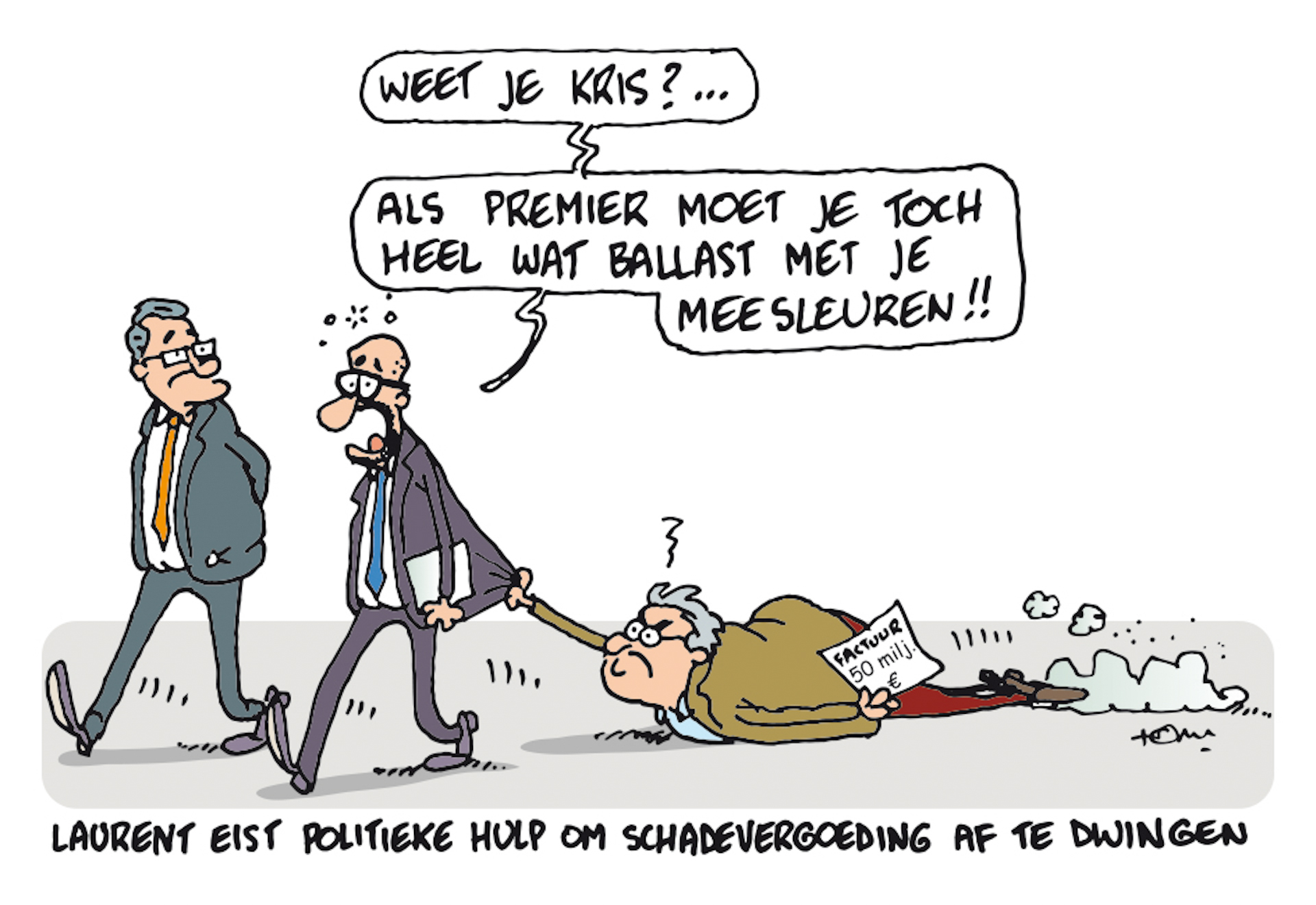 Prins Laurent eist schadevergoeding