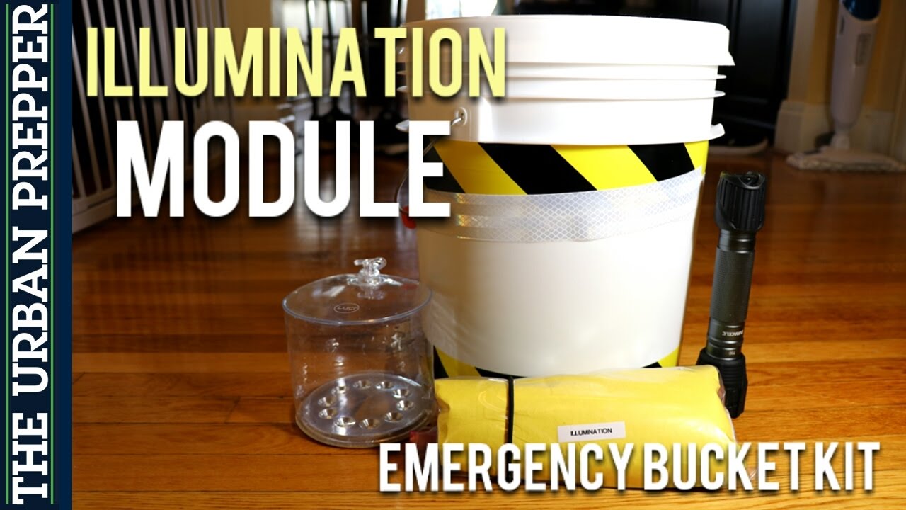 Designing illumination module for emergency bucket kit
