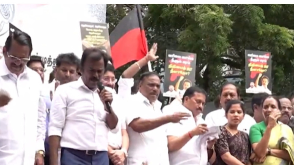 Tamil Nadu: DMK Stages State-Wide Protest Against 'Neglect' In Union ... Tamil Nadu: DMK Stages State-Wide Protest Against 'Neglect' In Union ...