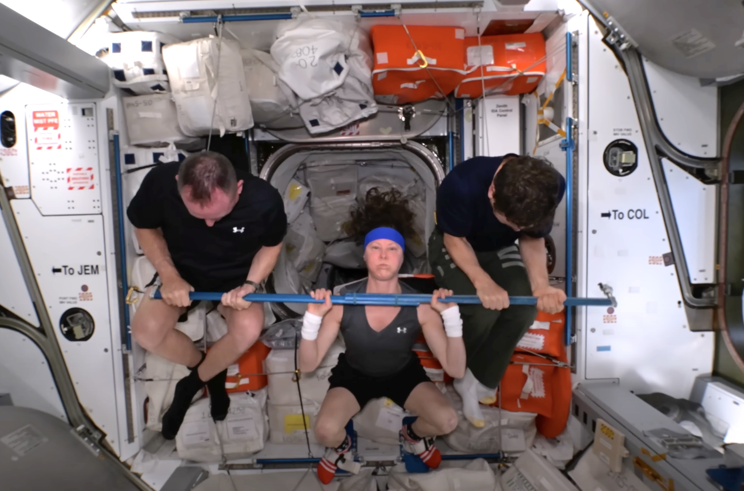 How astronauts stay fit and healthy in space