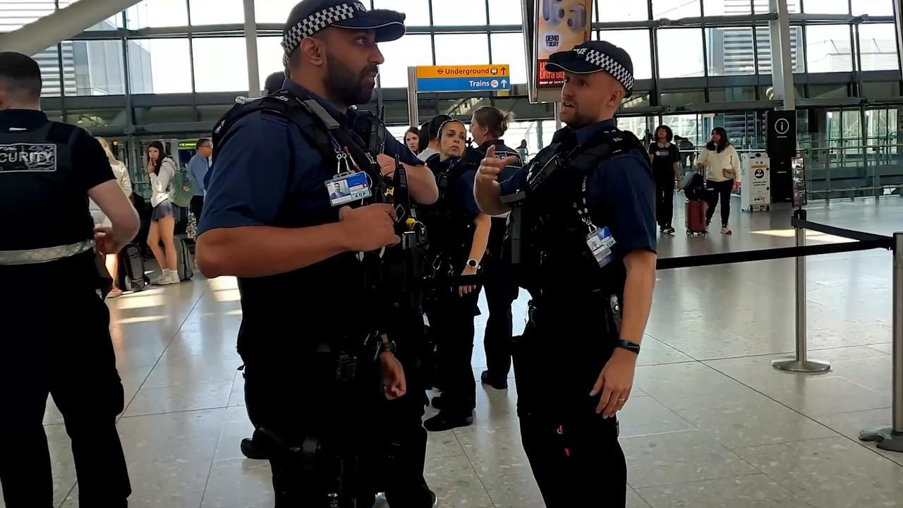 Just Stop Oil climate zealots hit Heathrow Airport in London Just Stop Oil climate zealots hit Heathrow Airport in London
