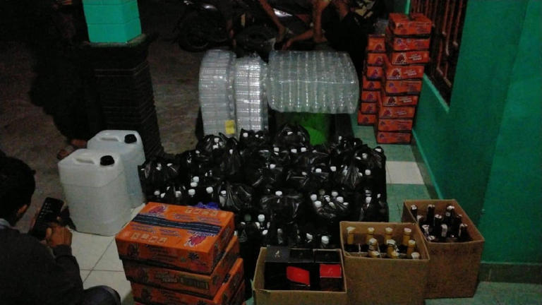 Polres Bantul Sita 305 Botol Miras Oplosan