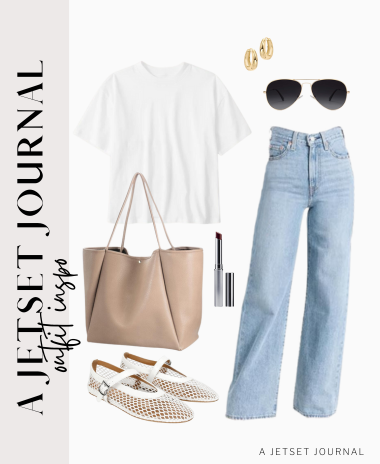 A Week of Simple Outfits With Trendy New Jeans