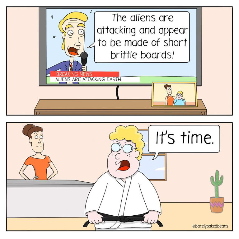 35 Funny And Offbeat Comics From 'Barely Baked Beans'