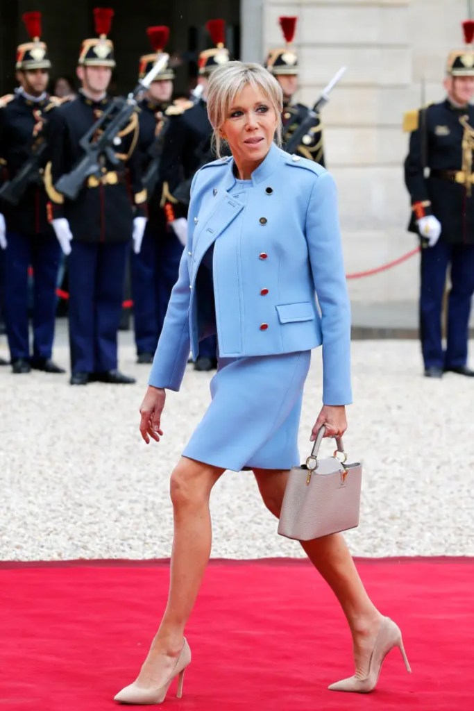 French First Lady Brigitte Macron's Fashion Journey: Louis Vuitton ...
