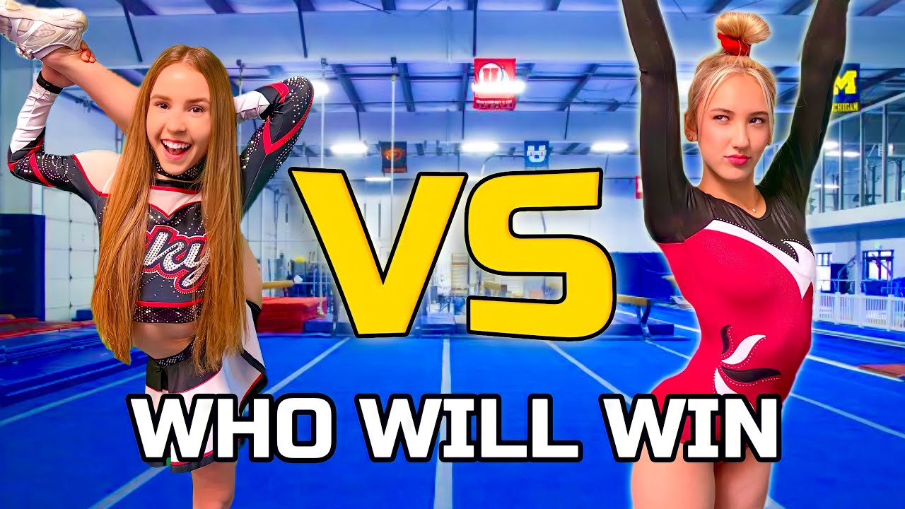 Can a Gymnast Beat the World's Most Flexible Cheerleader?