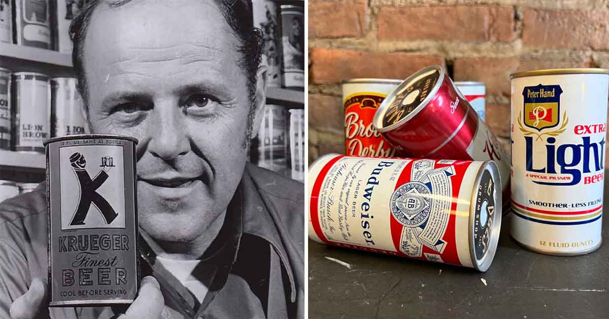 22 Pics Chronicling The History of Classic Beer Cans