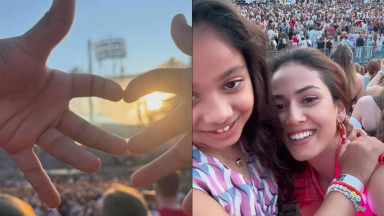 Mira Rajput Enjoys Taylor Swift's Eras Tour With Daughter Misha, Fans ... Mira Rajput Enjoys Taylor Swift's Eras Tour With Daughter Misha, Fans ...