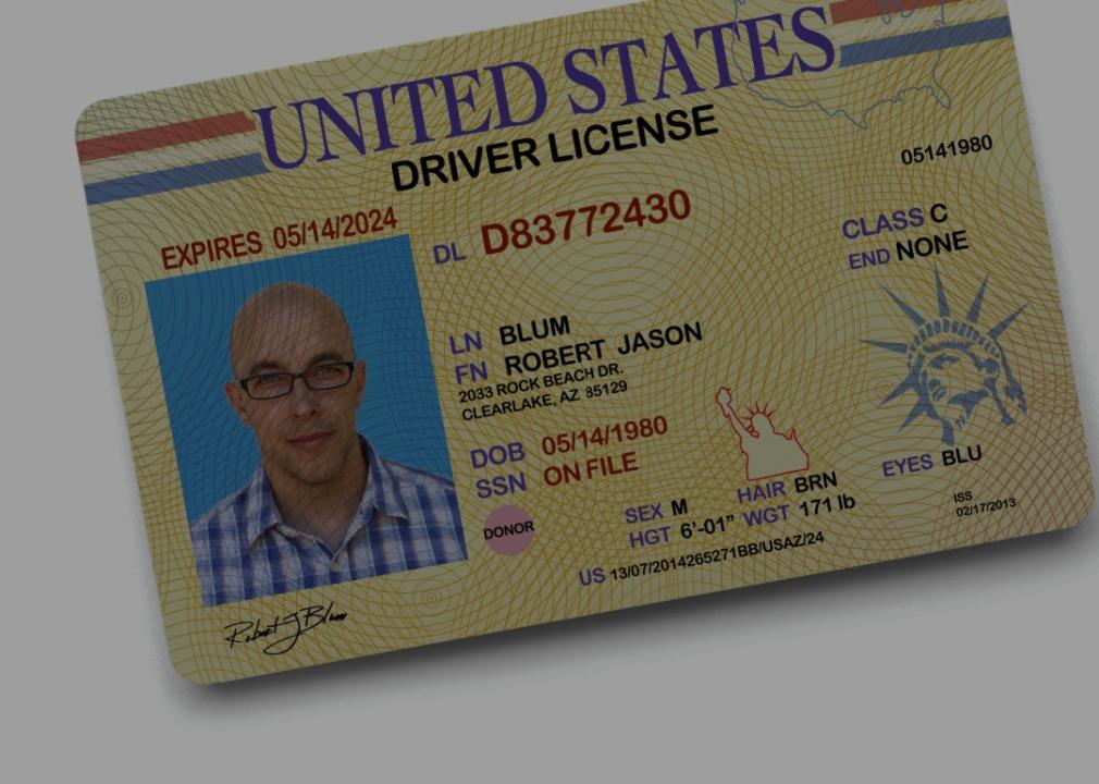 The 5 states with the most fake IDs—and the 5 with the least—according ...