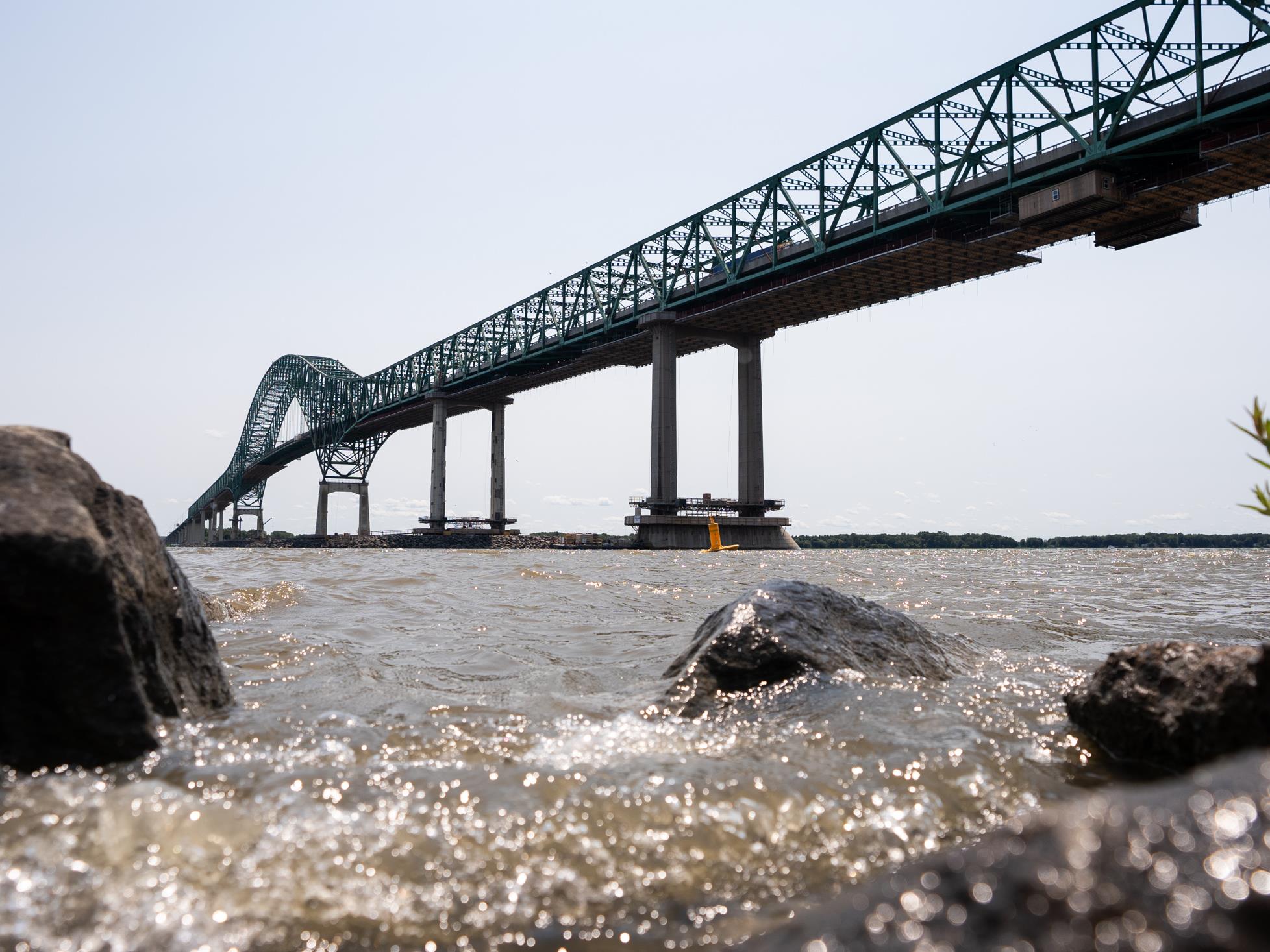 Matinée difficile et importante congestion sur le pont Laviolette