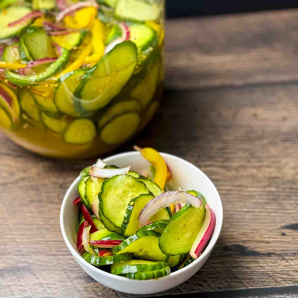 Easy Refrigerator Bread and Butter Pickles Recipe