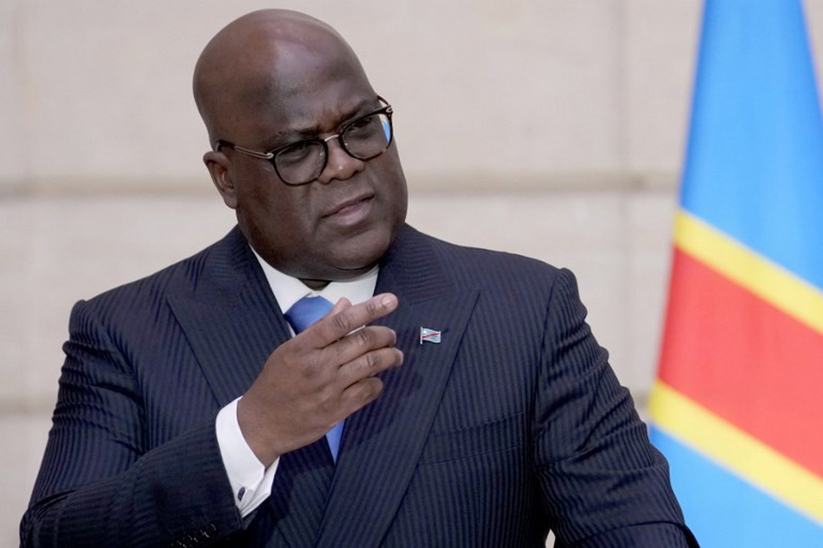 Congolese president Tshisekedi in België voor herniabehandeling Congolese president Tshisekedi in België voor herniabehandeling