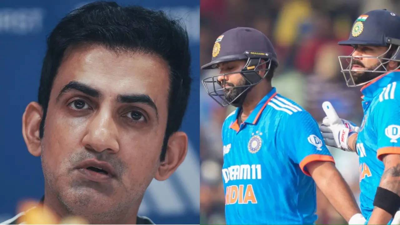 Not Gautam Gambhir! Rohit Sharma, Virat Kohli's First Net Session ... Not Gautam Gambhir! Rohit Sharma, Virat Kohli's First Net Session ...