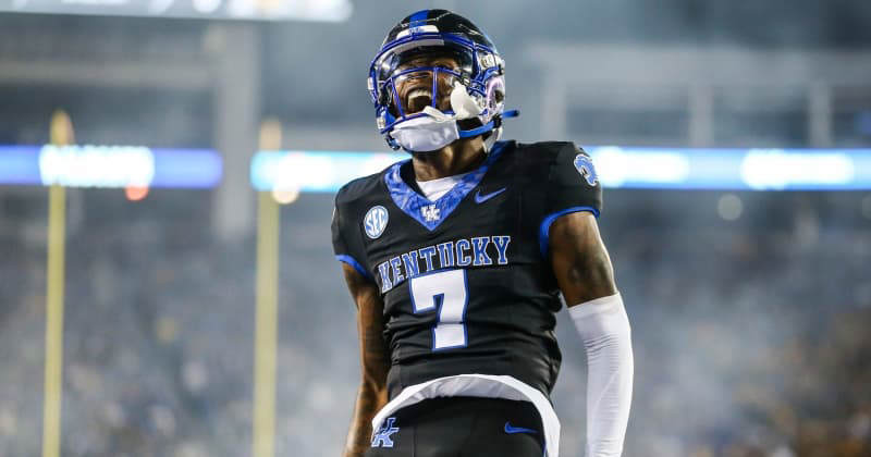 Brock Vandagriff, Barion Brown connect for touchdown on first day of ... Brock Vandagriff, Barion Brown connect for touchdown on first day of ...