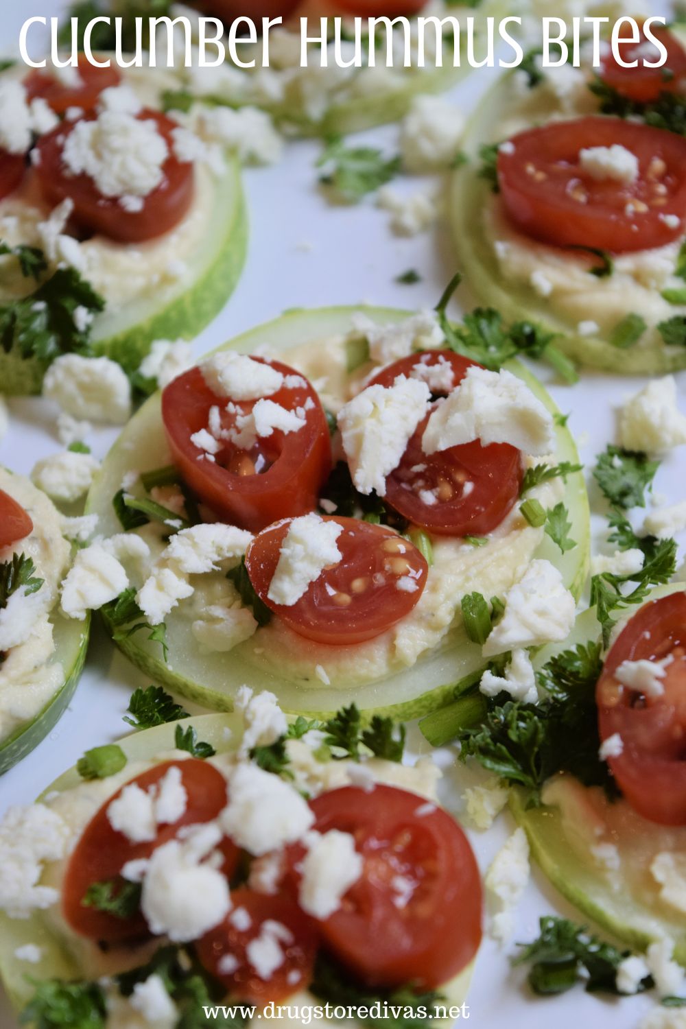 Cucumber Hummus Bites Recipe