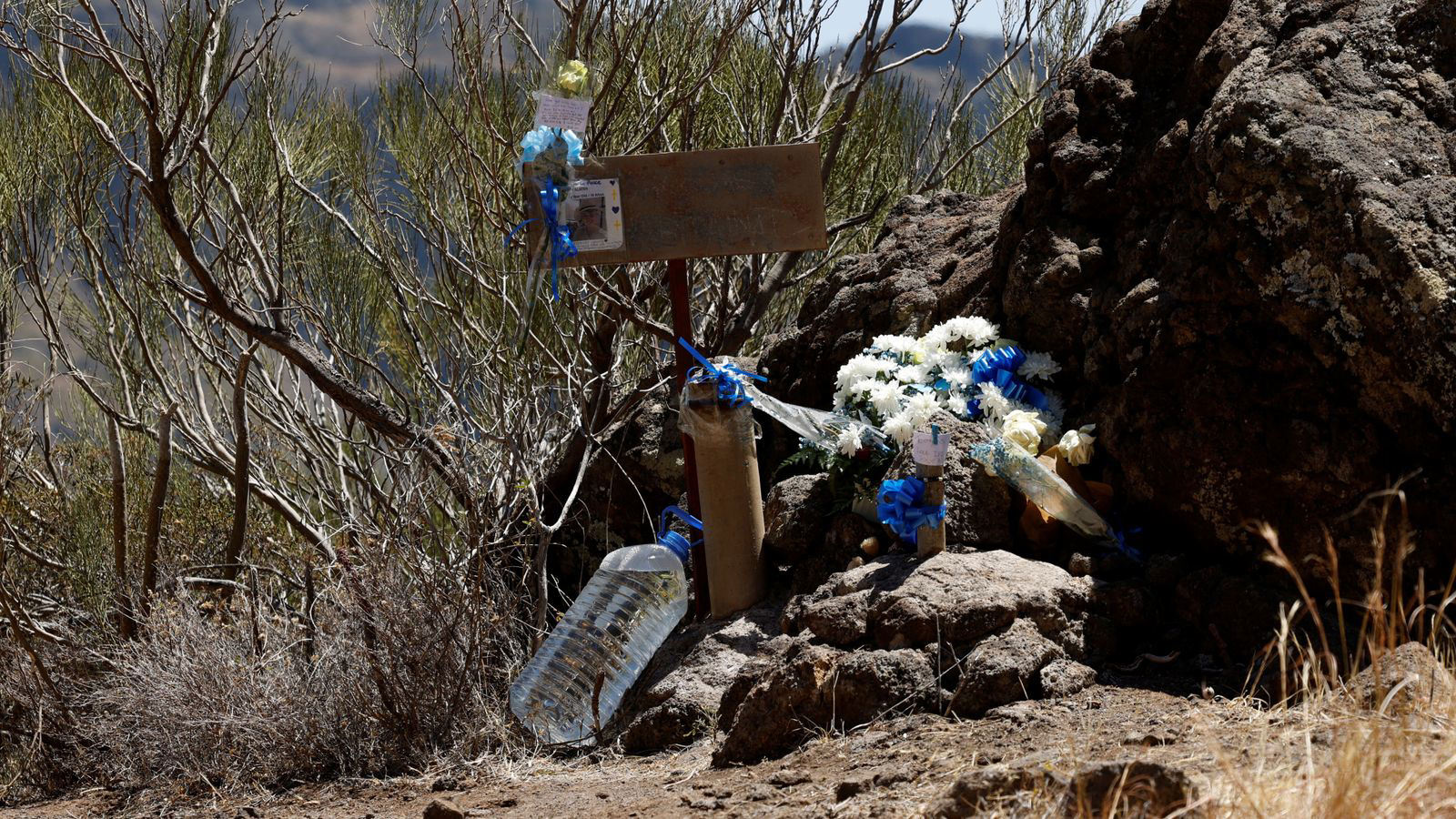 Jay Slater's family leave floral tributes Jay Slater's family leave floral tributes