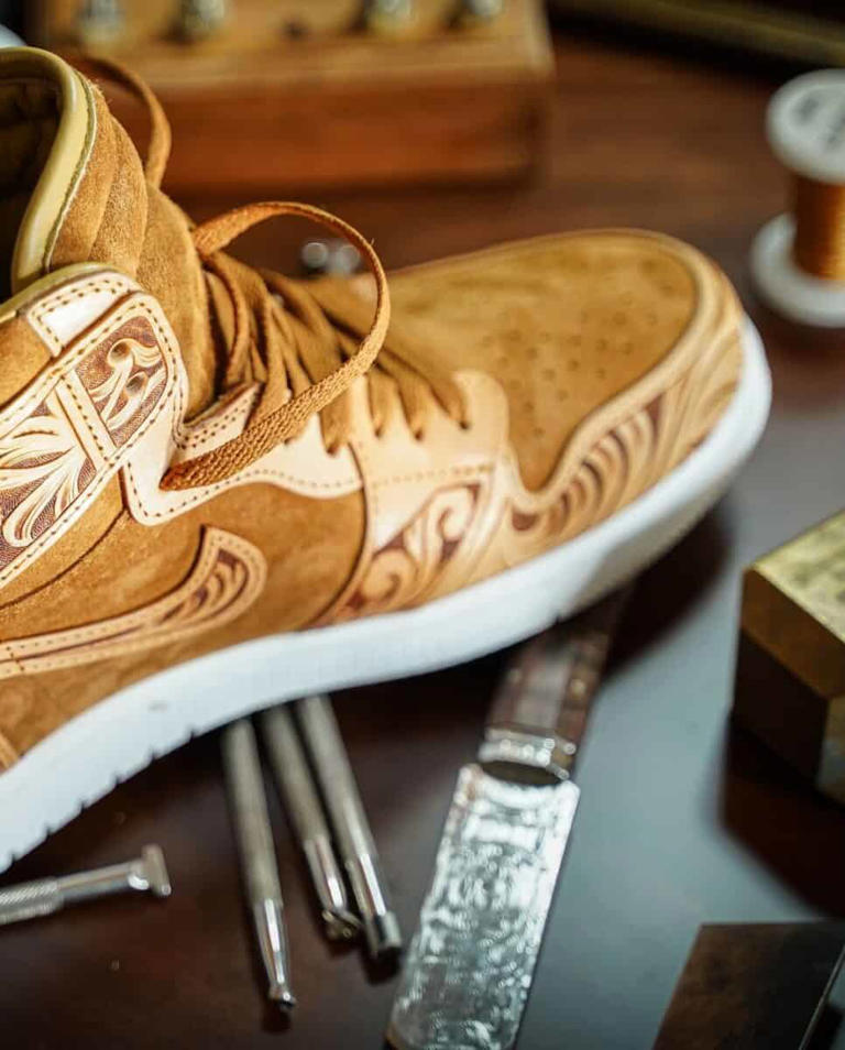John Trottier’s “Hand-Carved” Air Jordan 1 Lux Is Beautiful