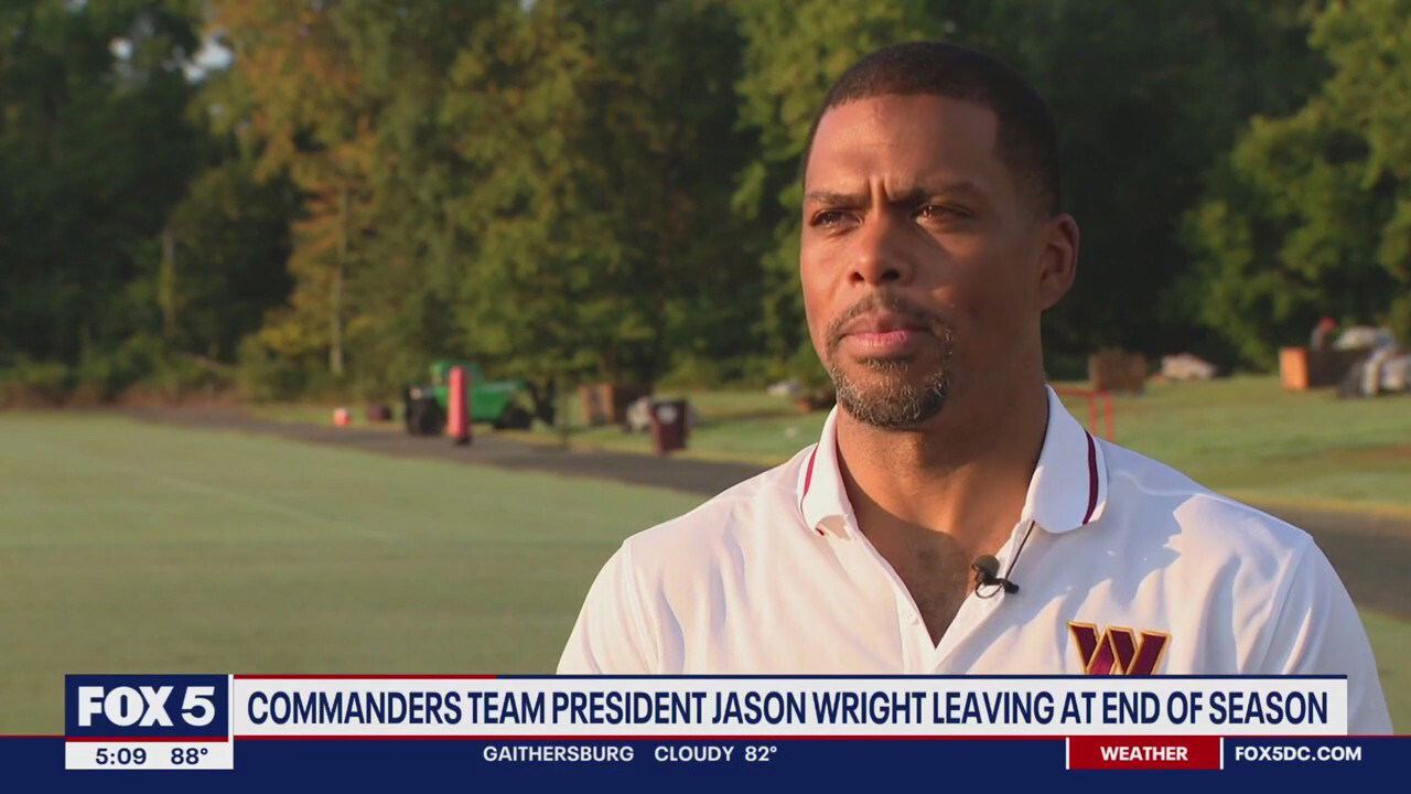 Commanders team president Jason Wright leaving at end of season Commanders team president Jason Wright leaving at end of season