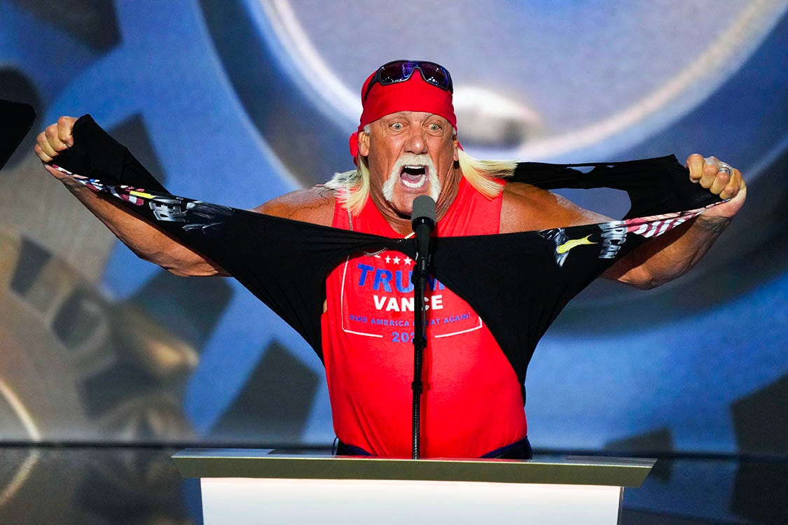 Remember when Hulk Hogan ripped off his shirt at RNC in Milwaukee?