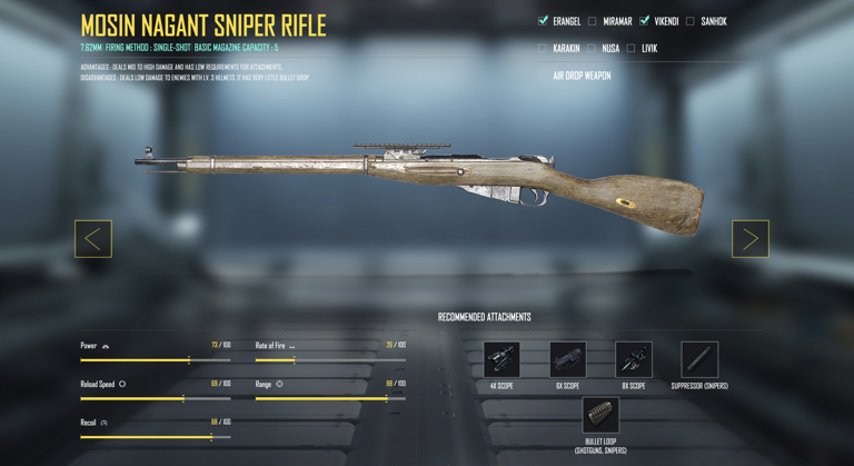 Best Mosin Nagant Loadout in PUBG Mobile: Complete Attachment Setup