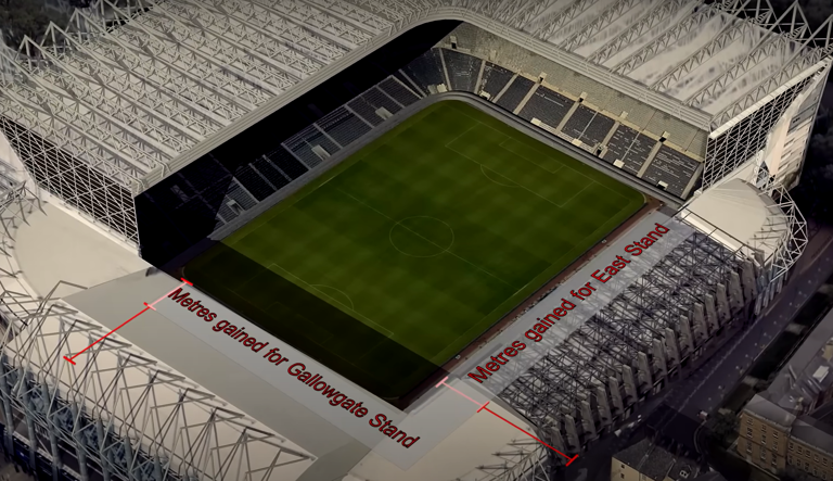Newcastle United 65,000 new Leazes stadium concept images have already ...
