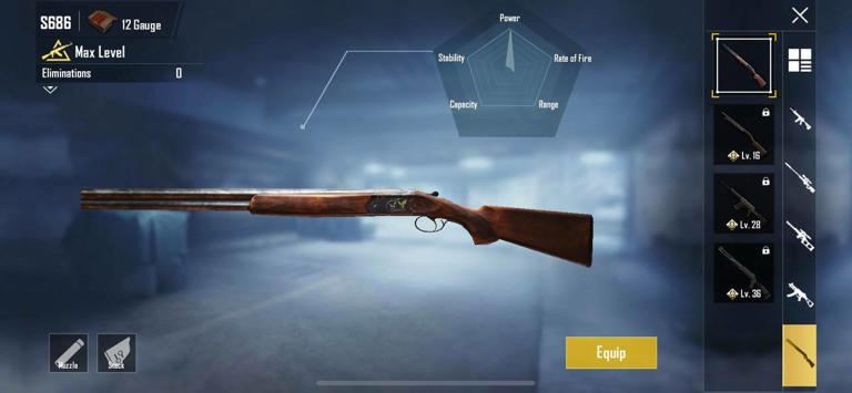 Best S686 Loadout in PUBG Mobile: Complete Attachment Setup