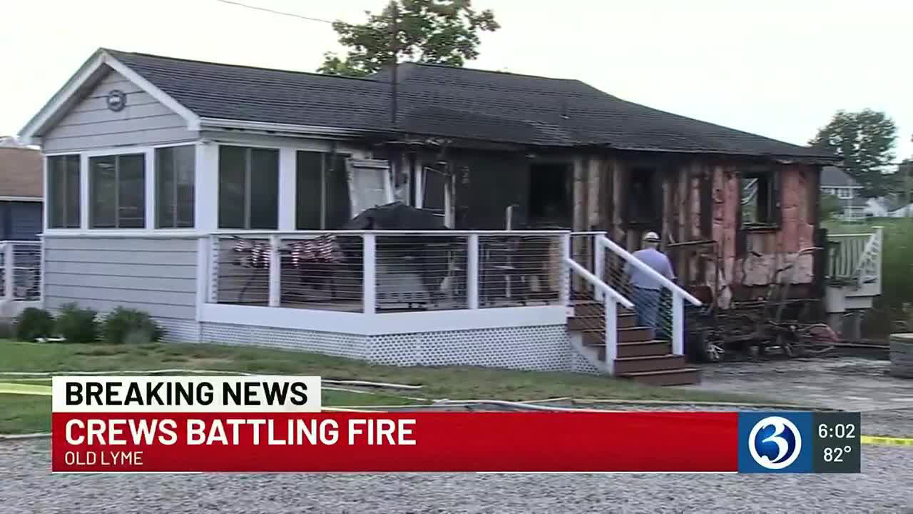 Crews put out house fire in Old Lyme Crews put out house fire in Old Lyme