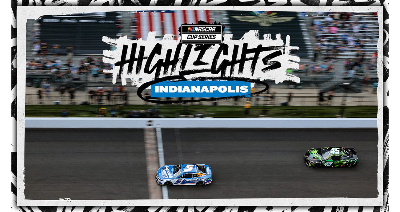 Kyle Larson wins the Brickyard 400 in NASCAR Overtime