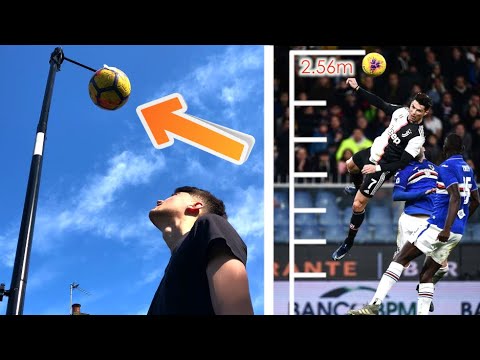Ronaldo defies physics with this insane 2.56-meter header!
