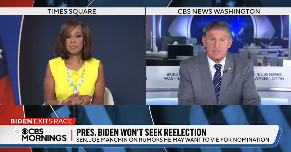Joe Manchin Dismisses Presidential Candidacy Hours After Reports He Was ... Joe Manchin Dismisses Presidential Candidacy Hours After Reports He Was ...