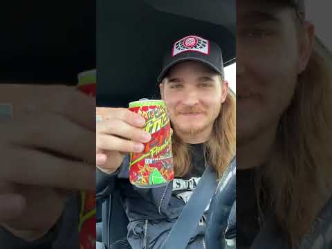 Trying the Flamin' Hot Mountain Dew collab soda