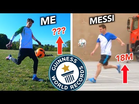 How difficult was Messi's world record?