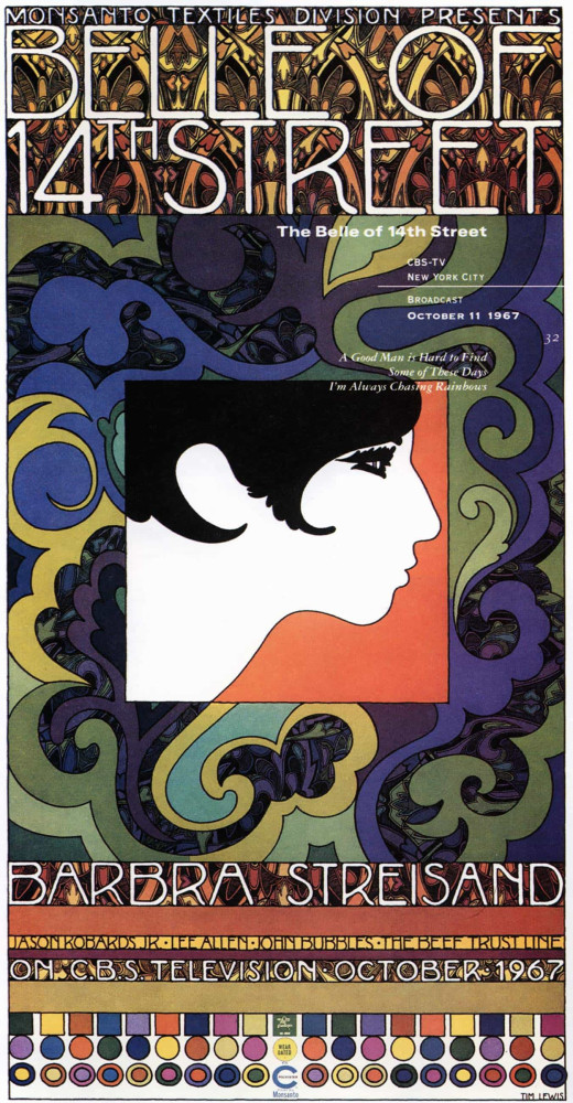 Vintage posters of memorable music shows