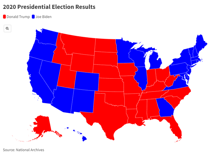 What are the swing states? Electoral maps from 2016, 2020 show where ...