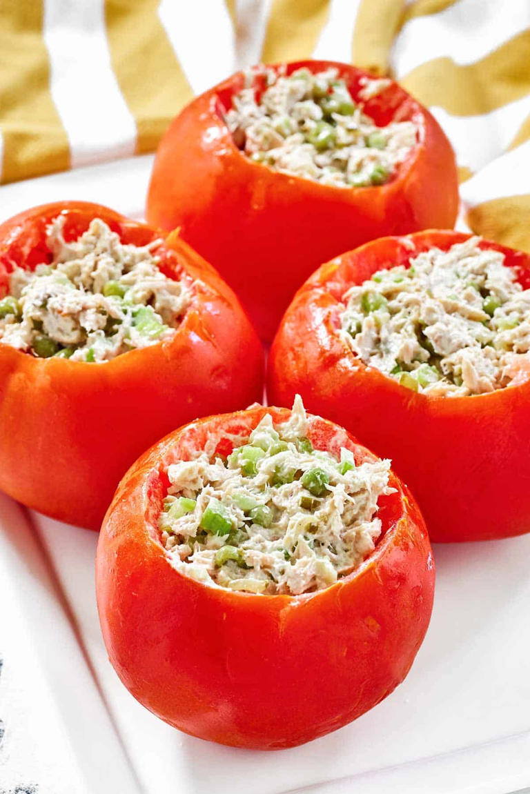 Tuna Stuffed Tomatoes