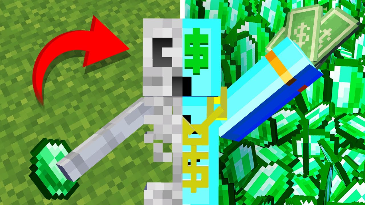 Minecraft but Deaths = Money